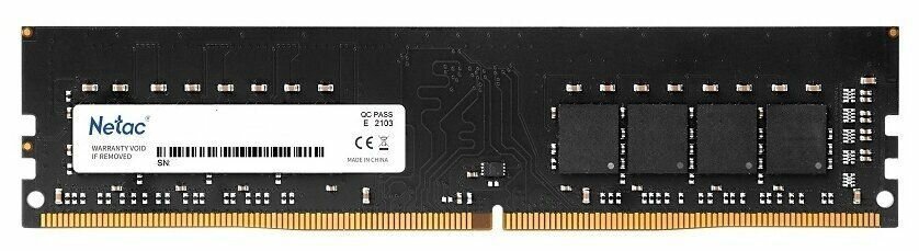 Модуль памяти DDR4 16Gb Netac NTBSD4P32SP-16 Basic, 3200MHz, DIMM
