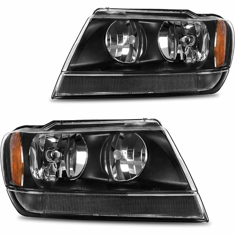 2шт для Jeep99-04 Grand Cherokee Американская спецификация Фара Grand Cherokee Оригинальная черная модель