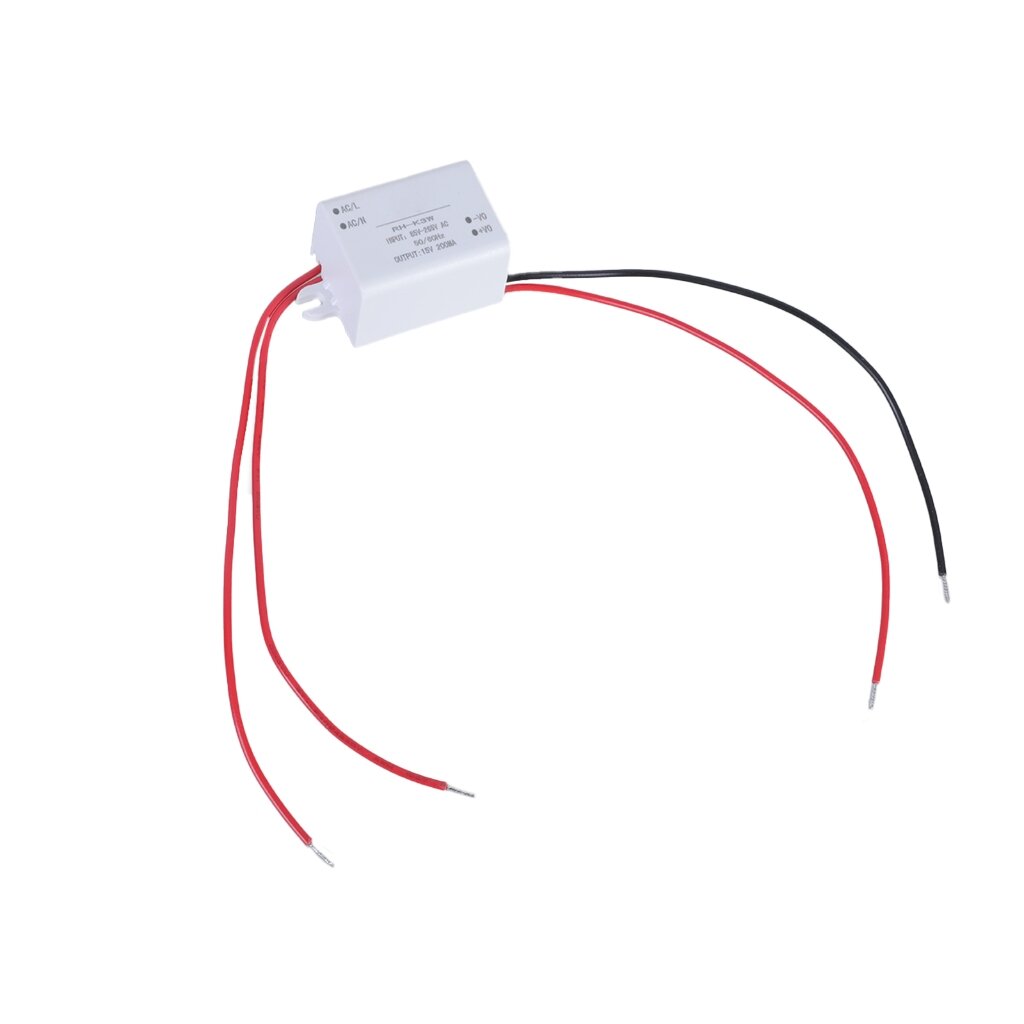 Адаптер Питания AC85V ~ 265V в DC15V 200mA Эффективный Модуль Регулятора Напряжения Преобразователь для Камер с Низким Уровнем Шума