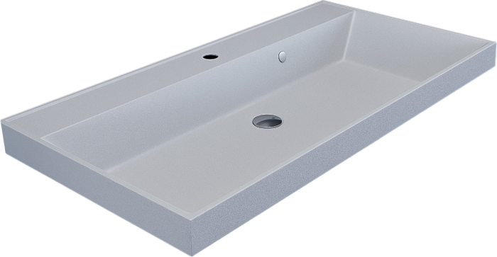 Мебельная раковина Uperwood Classic Quartz 291030009 90 см, матовая белая, жасмин