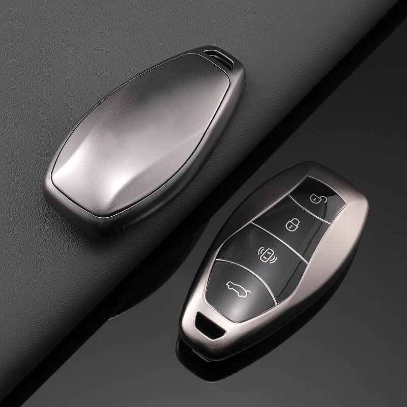 Мягкий чехол для автомобильного ключа из ТПУ с 4 кнопками, защитная сумка для ключей для Hongqi H5, автодержатель, аксессуары для удаленного автомобиля, брелок для ключей