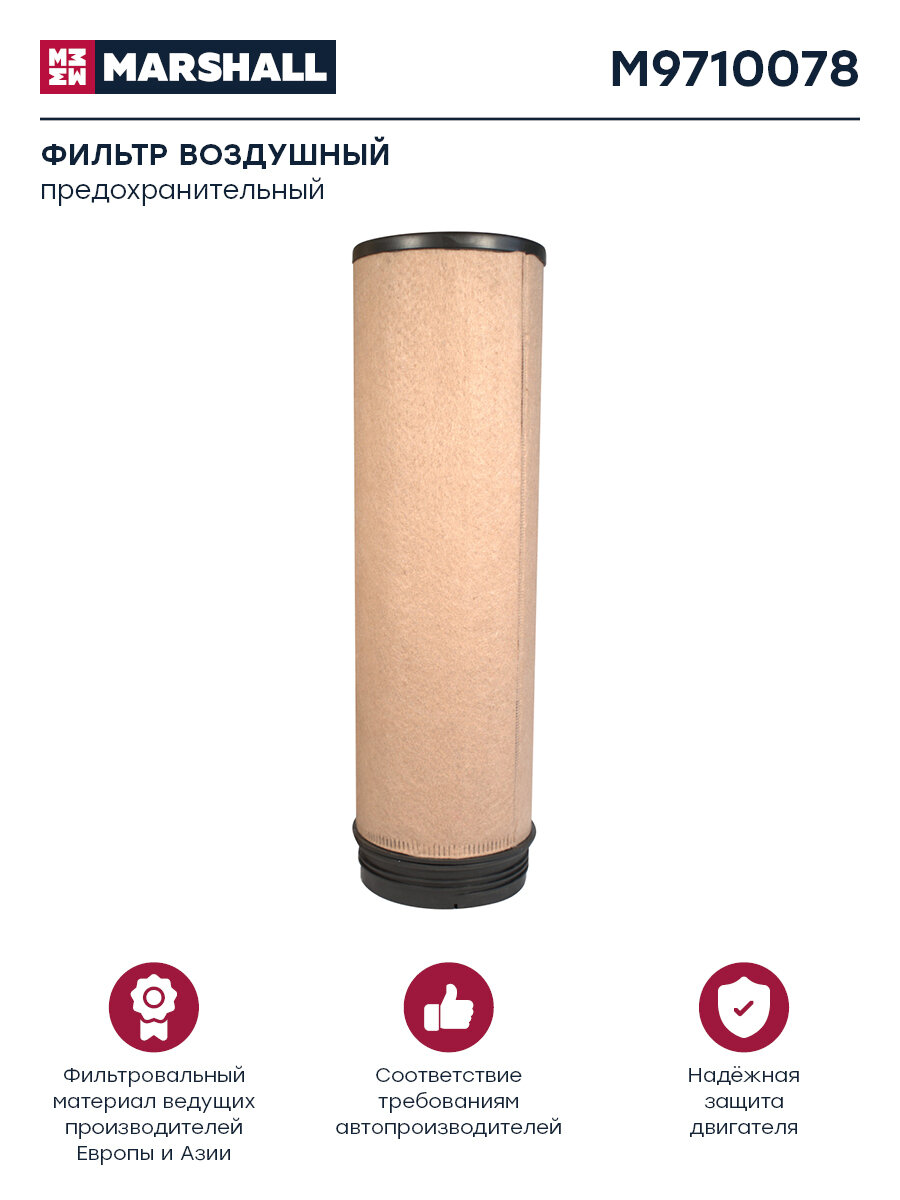 Фильтр воздушный MERCEDES Actros MP2/MP3, предохранительный