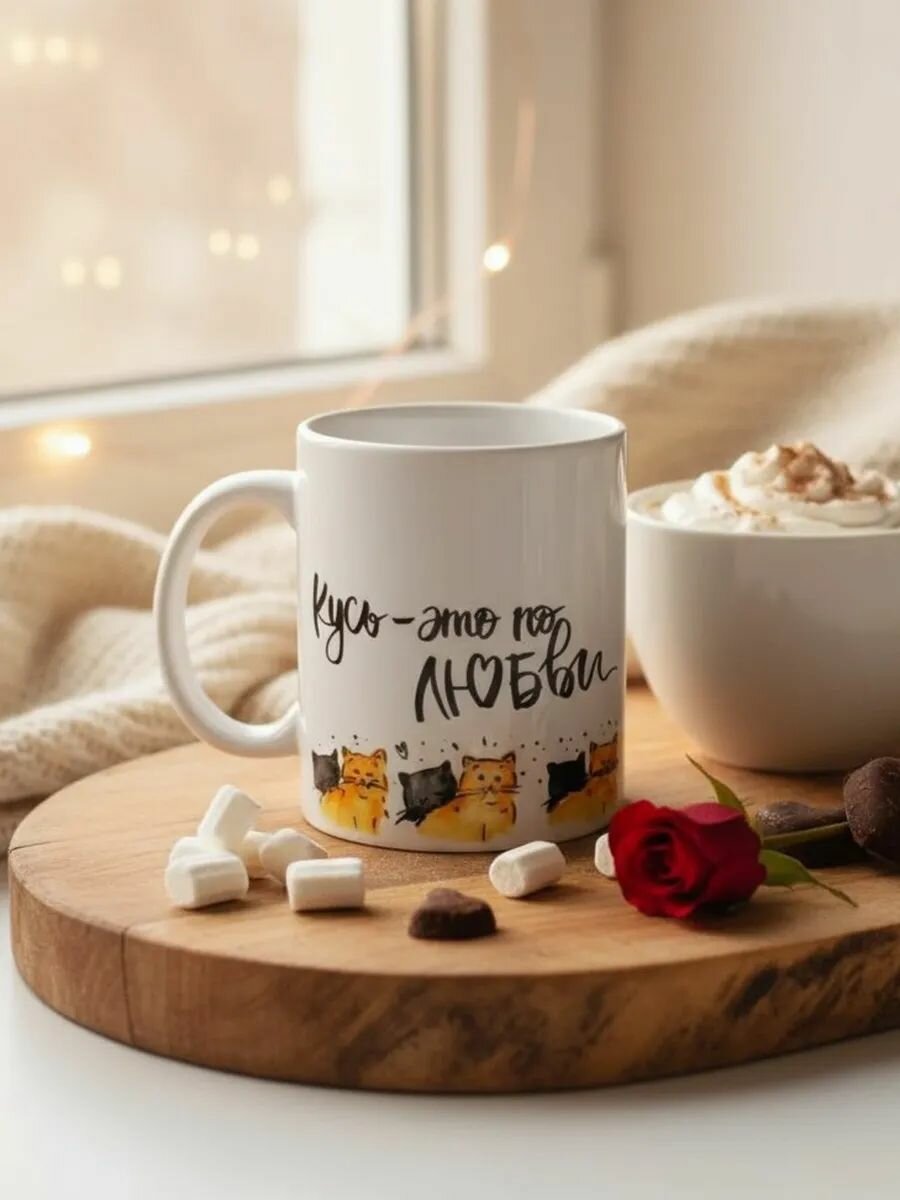 Кружка керамическая в любовью