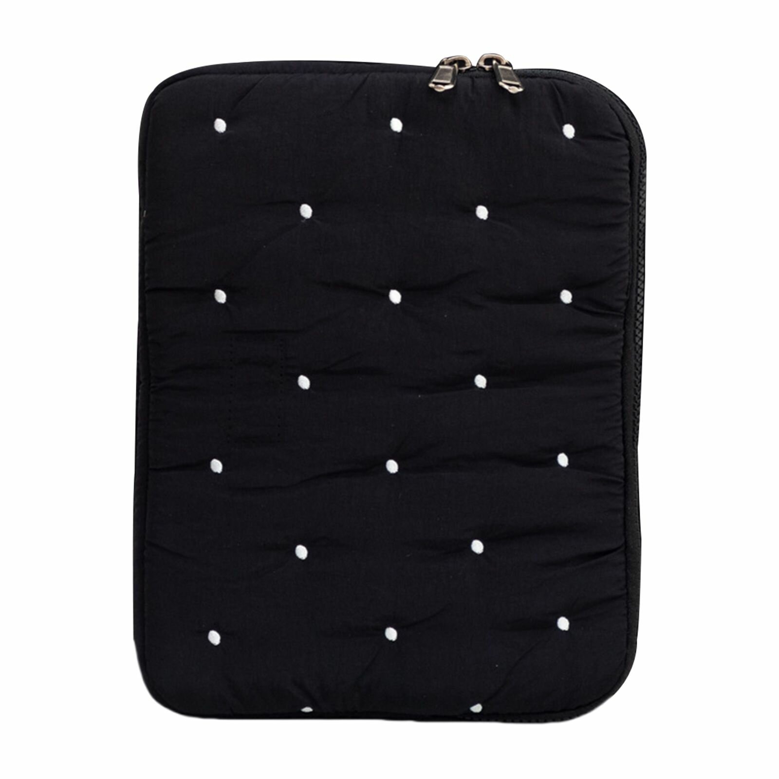 Чехол для iPad 13 дюймов, черный, мягкий, с вышивкой, хлопок