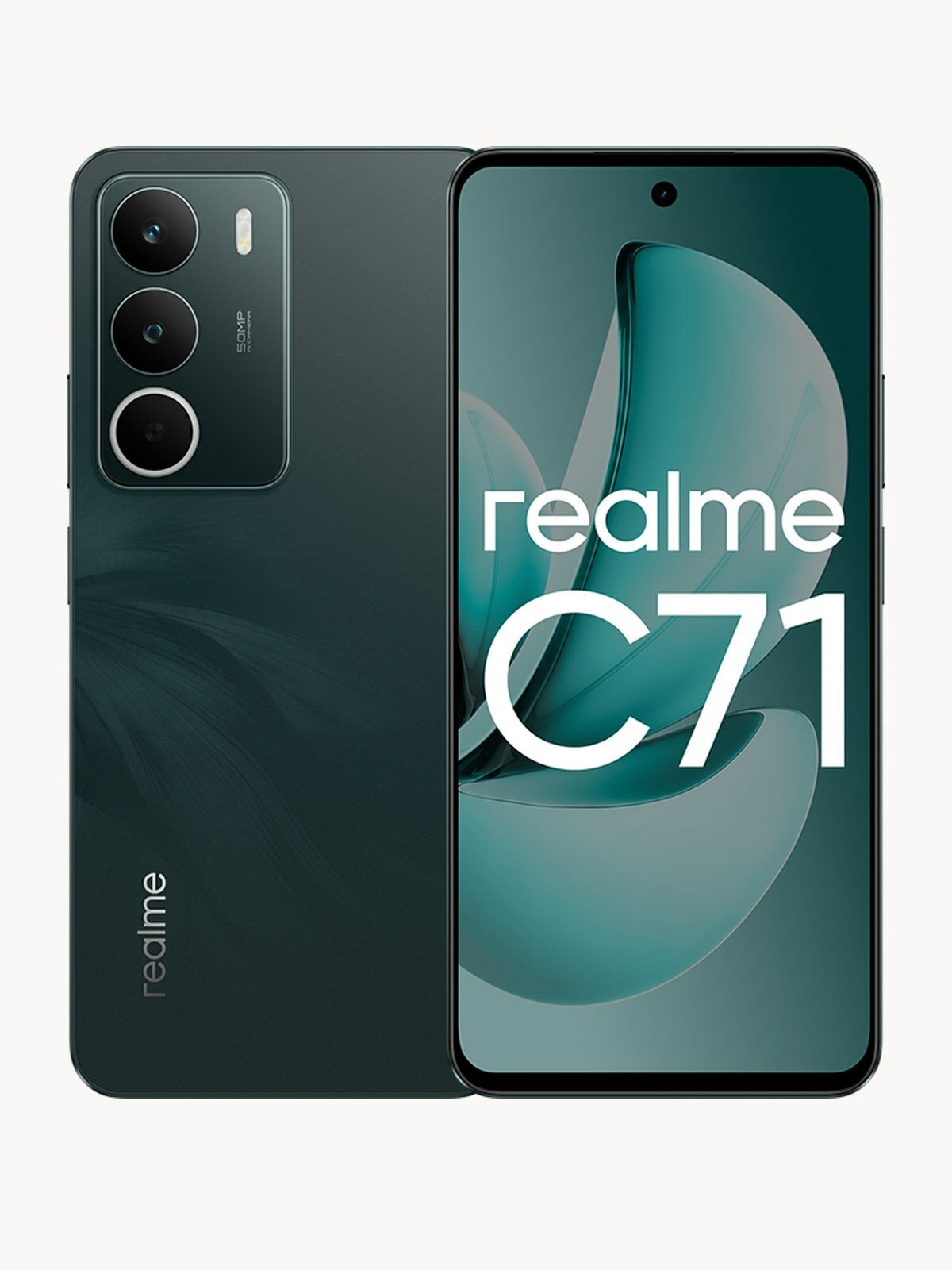 Смартфон realme C71 6/128 ГБ, Dual nano SIM, зеленый