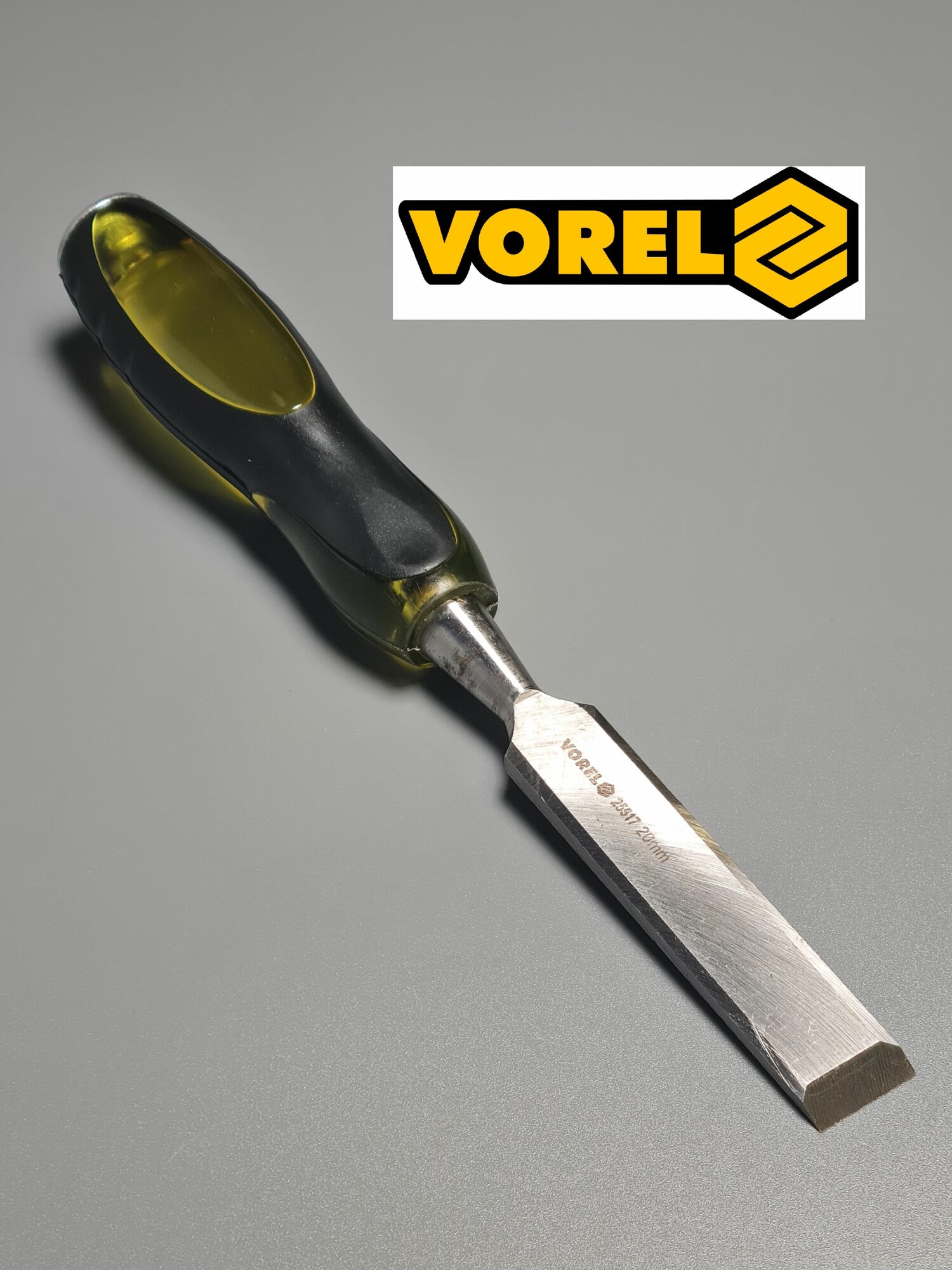 Ударная стамеска 20 мм сталь 65Mn VOREL арт.25517