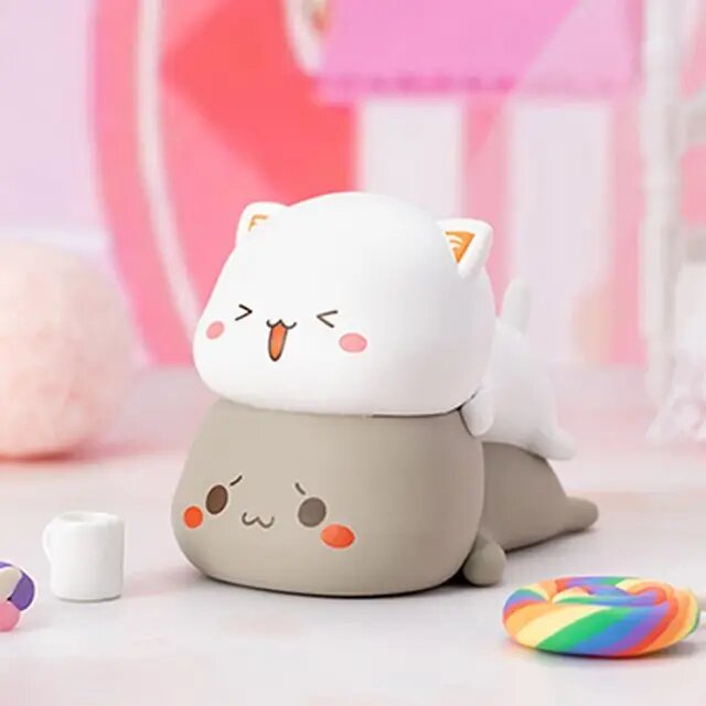 2025 Новый милый персиковый кот 2 сезона Lucky Cat Blind Box Игрушка-сюрприз Мультяшная кукла Модель Домашний подарок на день рождения