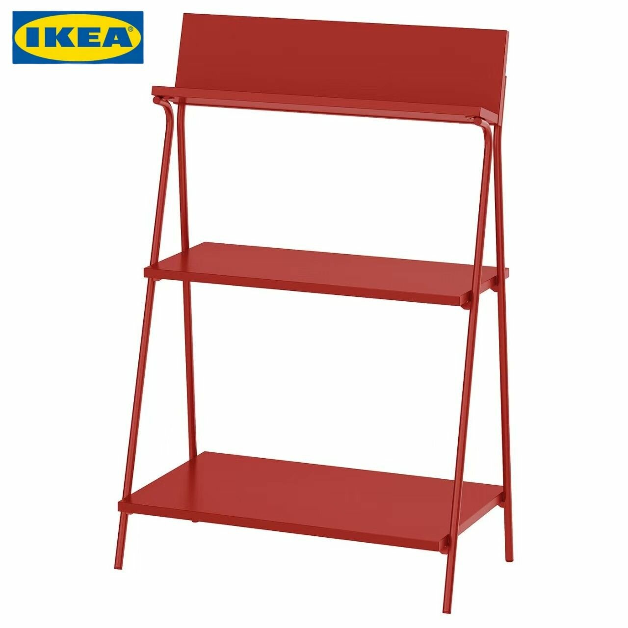 IKEA KRNIKR Конник Открытый шкаф, красный, 60 x 35 x 91 см