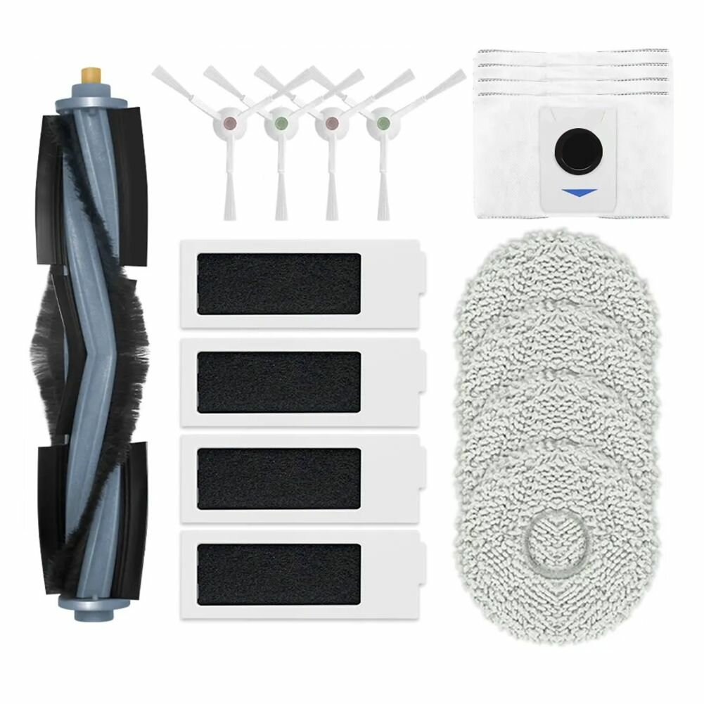 Запчасти для пылесосов Ecovacs T20 OMNI, T20 Max, T20 Pro, X1 Omni, X1 Turbo, Bork V830, V831, щёточный фильтр, мешки для пыли