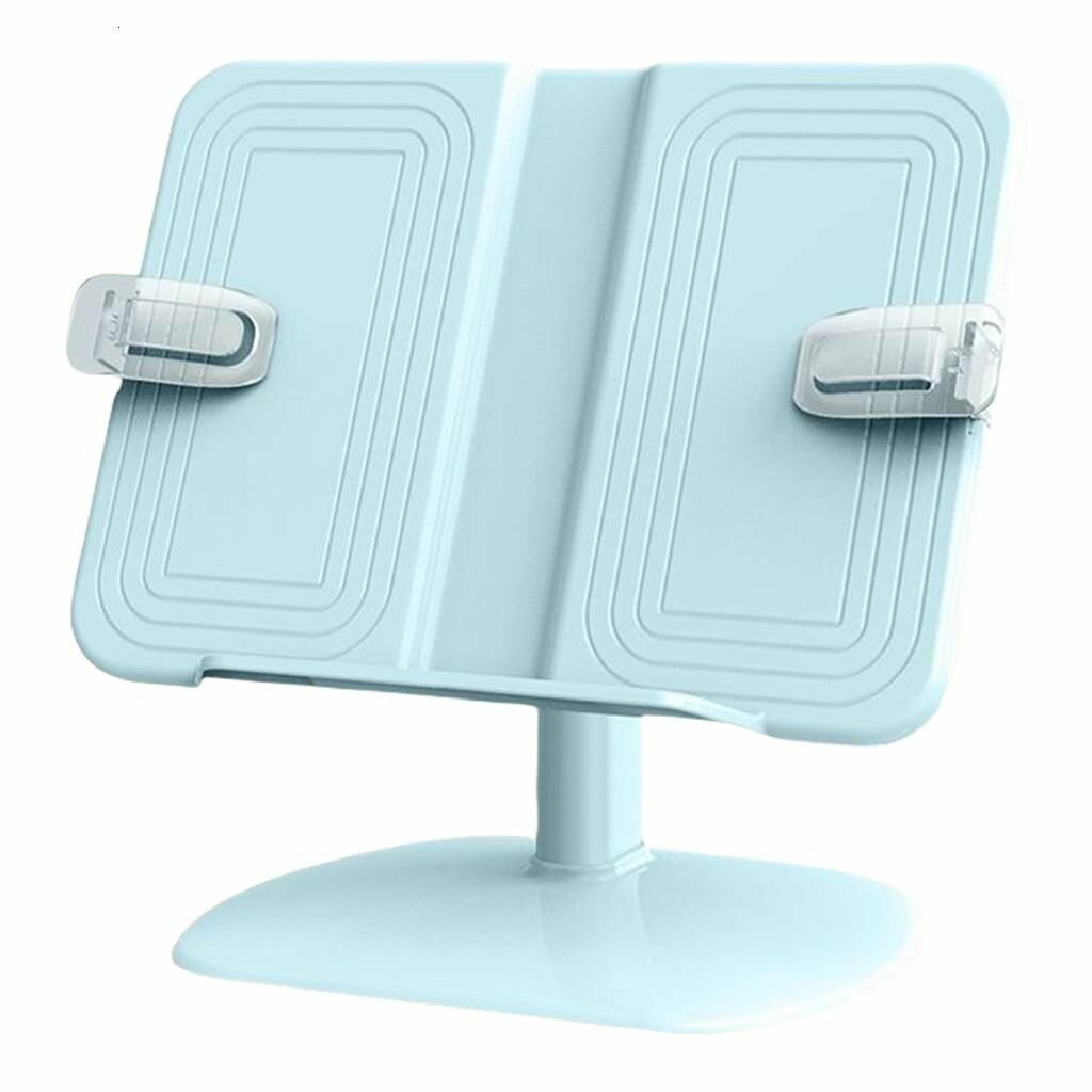 Складная подставка для книг с зажимами для страниц, Синий