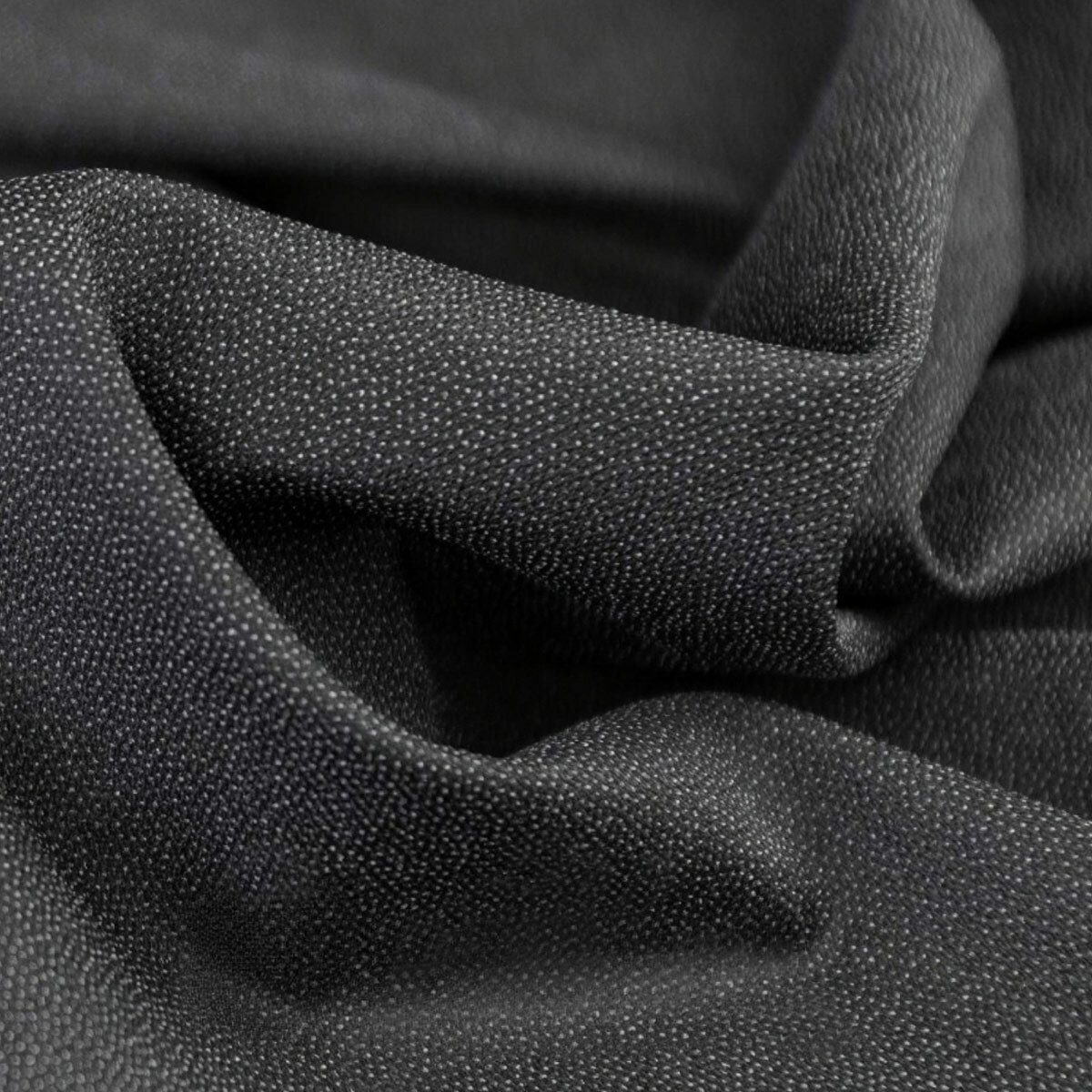 Дублерин клеевой для ткани, 1,5*10 м, плотность 72 г/м², черный, Айрис