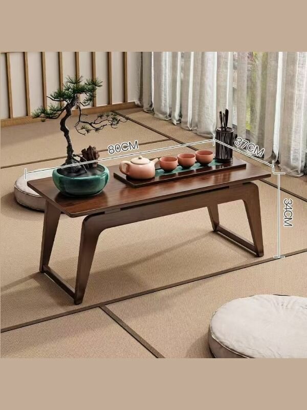 Деревянный Азиатский Японский/Китайский Низкий чайный столик