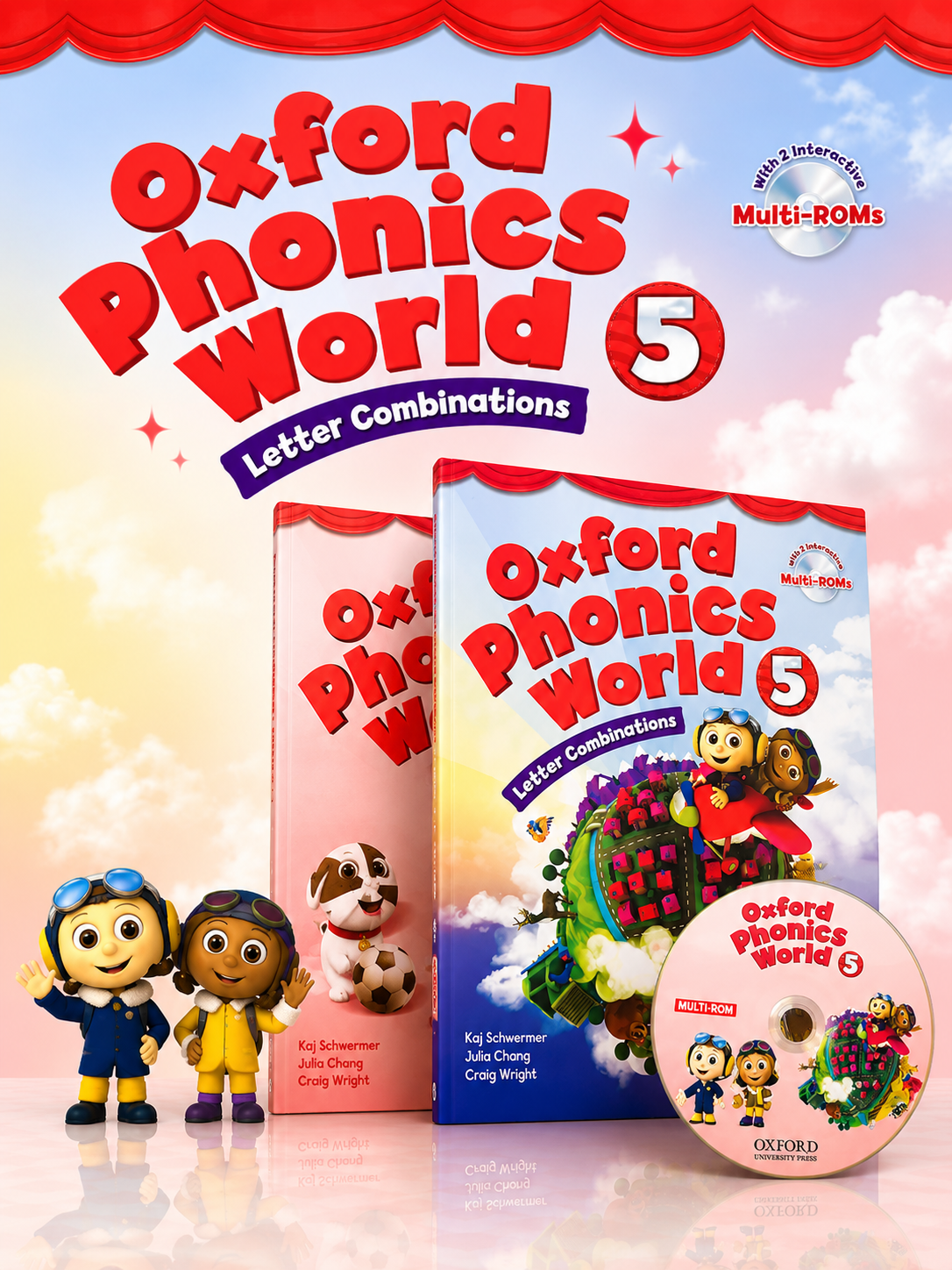 Oxford Phonics World 5 Level 5: Student Book (учебник)+ Workbook (рабочая тетрадь) + диск