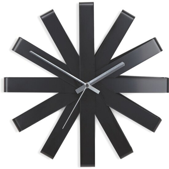 Настенные часы Umbra Ribbon чёрныe