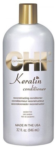 CHI Кератиновый кондиционер для волос Keratin Conditioner Кондиционер 355мл
