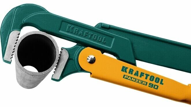 KRAFTOOL PANZER-90, №1, ключ трубный, прямые губки 2734-10_z02