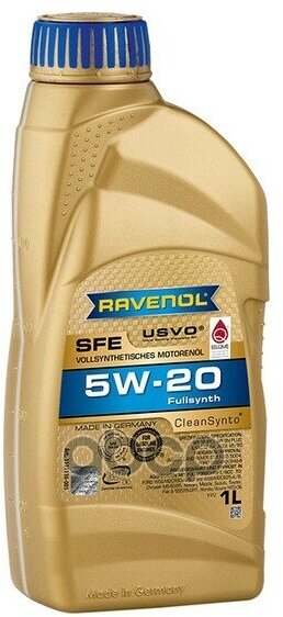 Ravenol Масло моторное SFE 5W-20 1л (синтетика+ПАО)