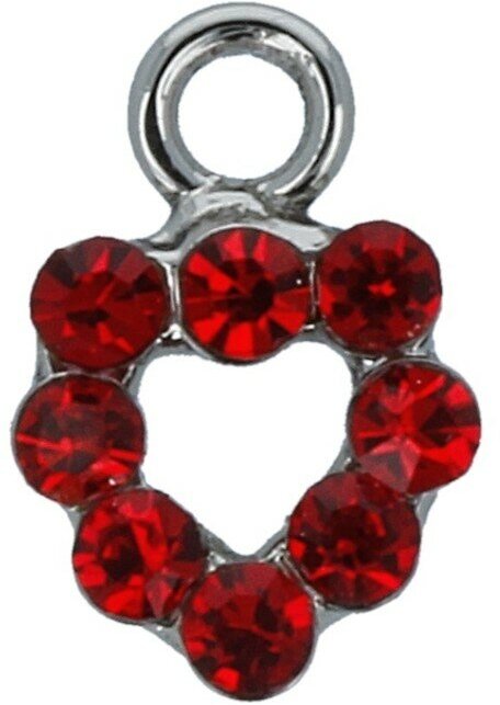 TORIONI PT006-QB96 подвеска 9×14 мм №04 никель прозрачный для бус и кулонов украшение аксессуар