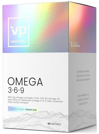 Жирные кислоты VP Laboratory Omega 3-6-9 60 капс