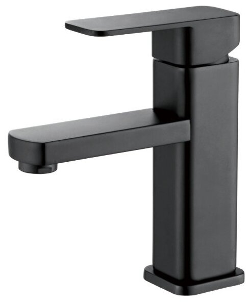 Смеситель для умывальника с гайкой LEDEME L1033B черный