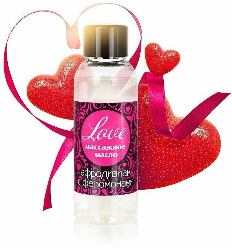 Массажное масло Bioritmlab Love, с феромонами для эротического массажа, унисекс, 50 мл