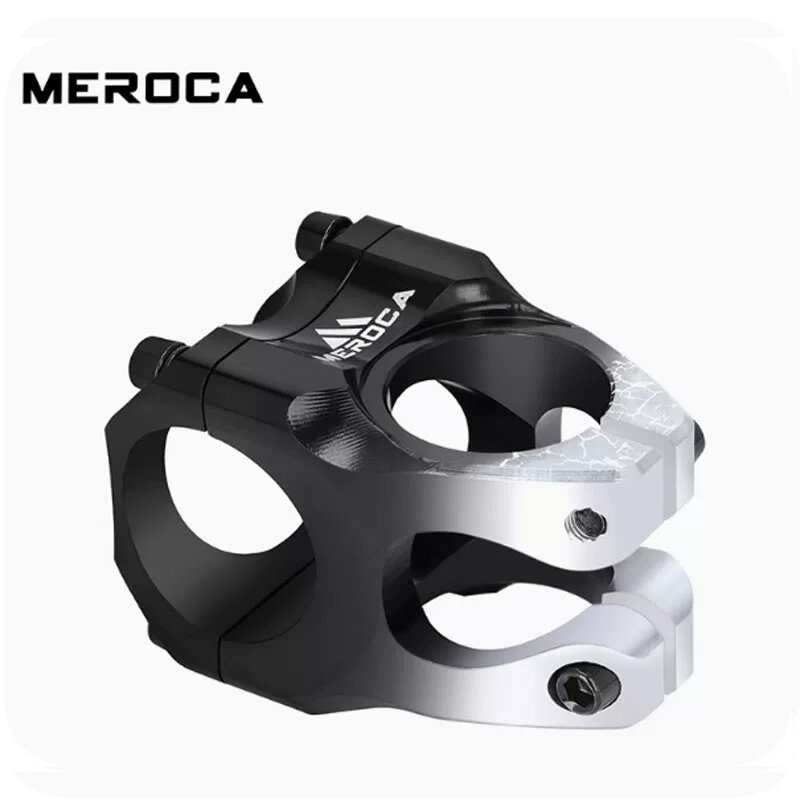 MEROCA горный велосипедный руль 35мм CNC алюминиевый сплав градиент черно-серебряный для трейл и дайвинг
