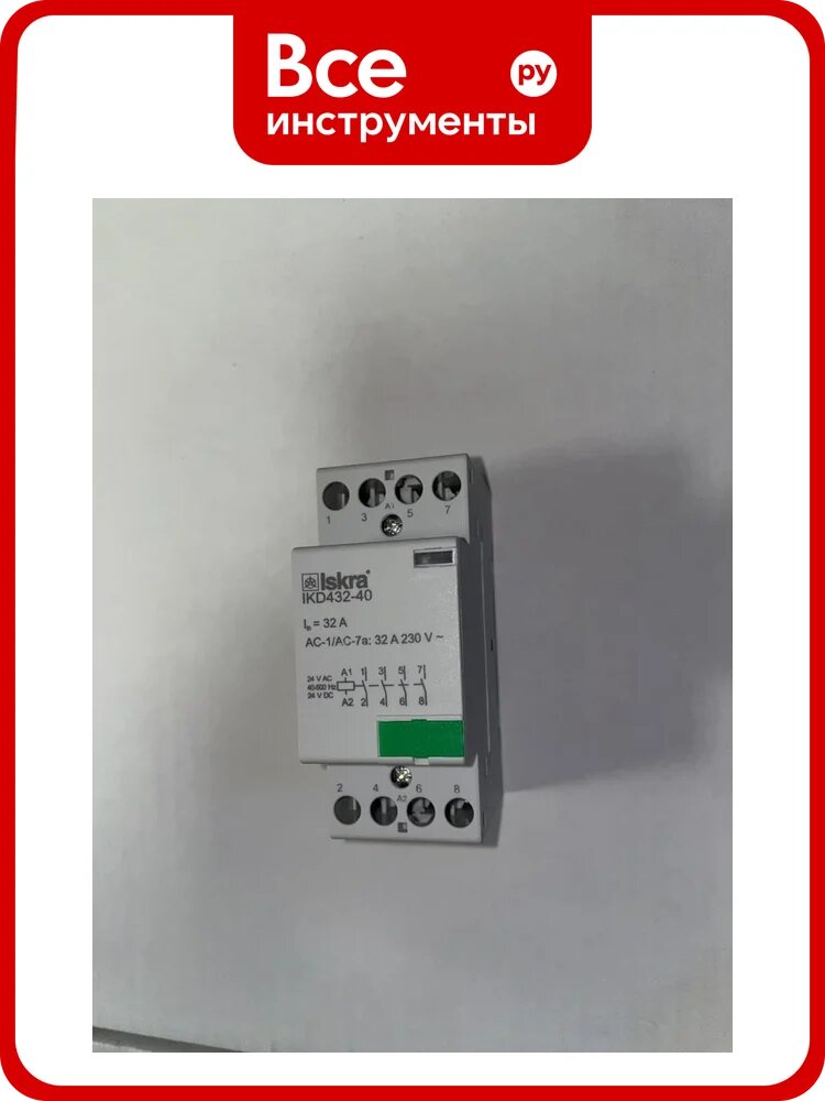 Контактор модульный iskra IKD432-40/24V УТ-00022175