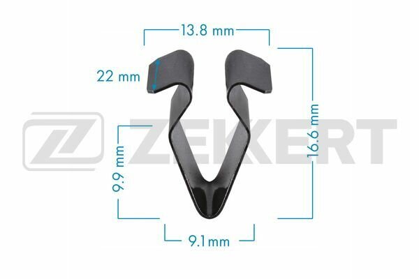 Zekkert Клипса крепёжная для VAG количество 10 шт