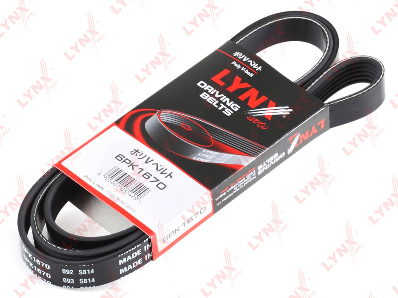 6PK1670 Ремень поликлиновой TOYOTA/FORD