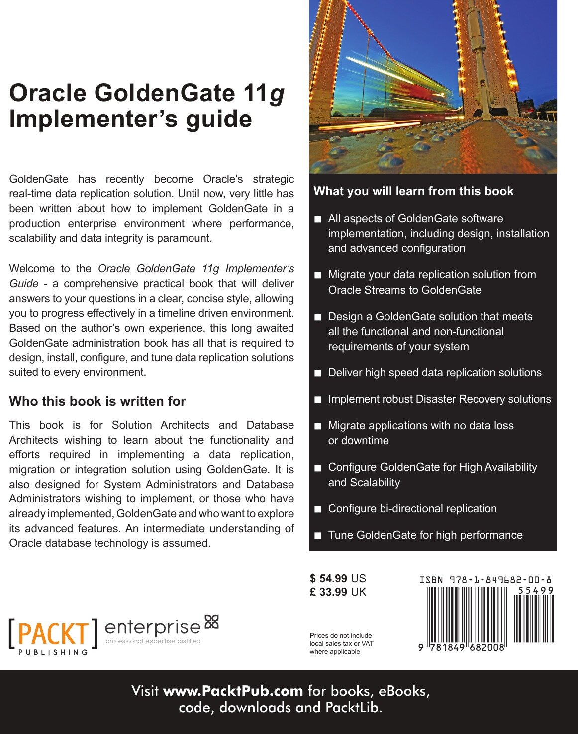 Oracle Goldengate 11g Implementer's Guide — фото 1