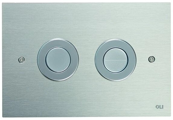 Кнопка смыва OLI Trend 656506 для инсталляции, нержавеющая сталь/матовый хром