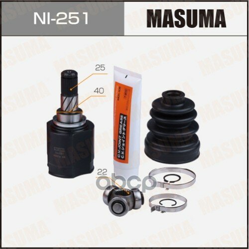 Masuma Шрус Masuma 22Х40х25 (1/6) Masuma арт. NI-251