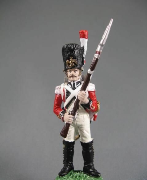 Оловянный солдатик 54мм, Гренадер 3-го Швейцарского пехотного полка, 1812 г.
