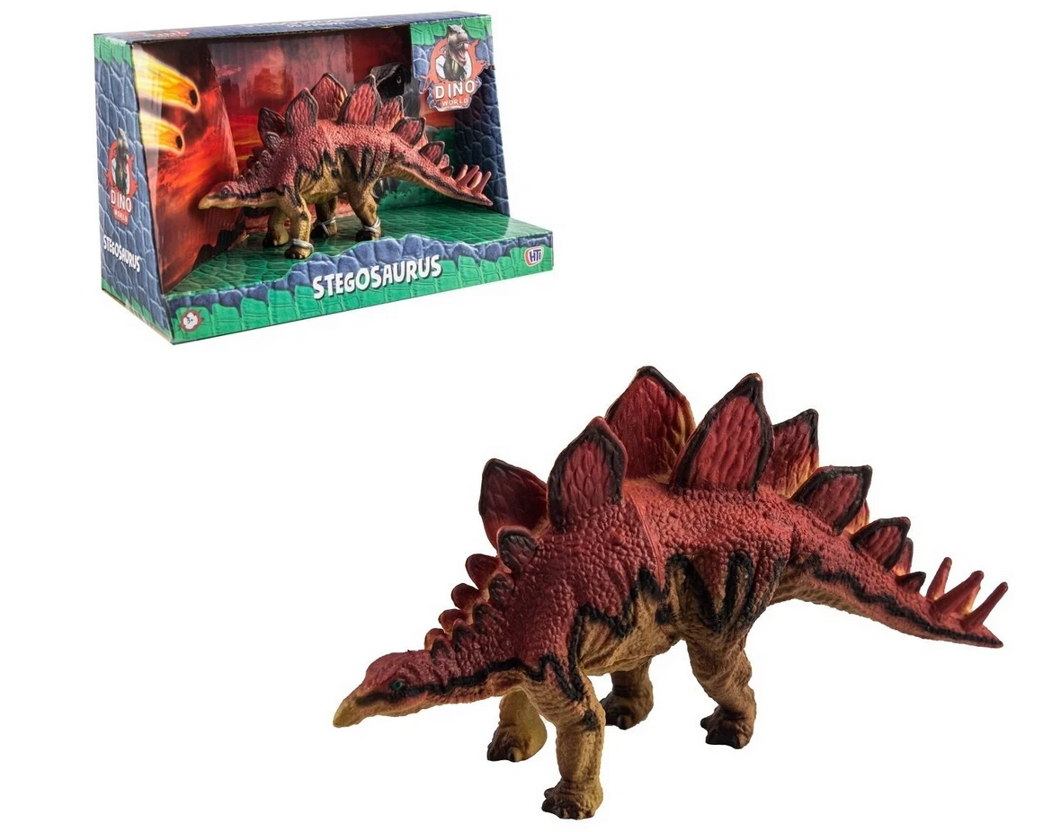 Dino World. Фигурка динозавра "Стегозавр" 16 см арт.1374171