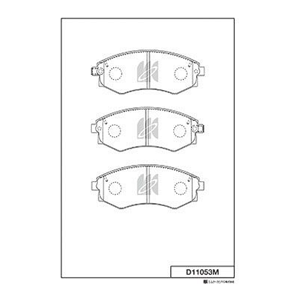 KASHIYAMA D11053M (572347) колодки sonata, elantra, lantra 00-