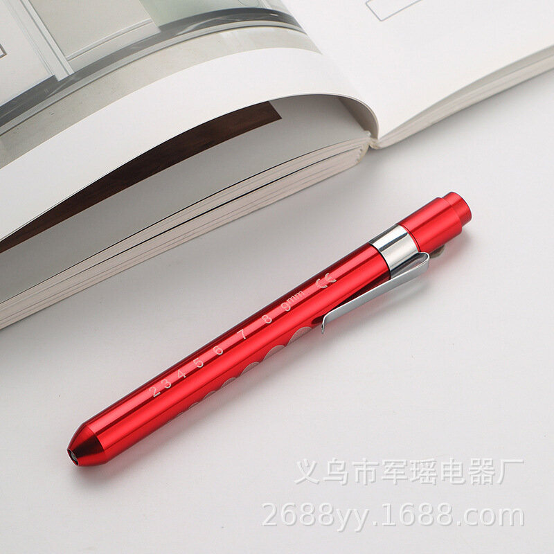 Фонарик-ручка для осмотра ушей и глаз, белый/желтый свет, LED-фонарик для осмотра ротовой полости и зрачков YL ручка