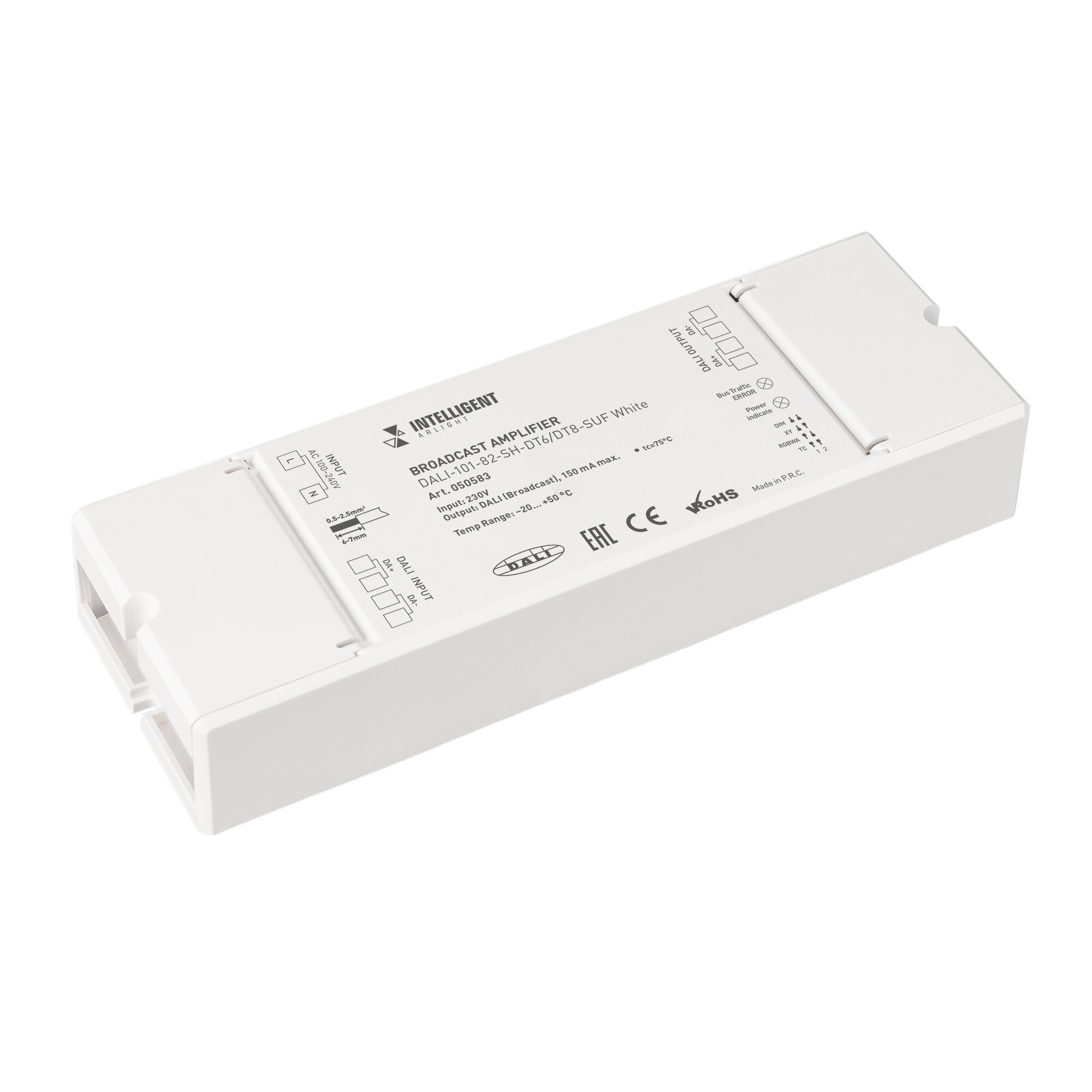 Усилитель Arlight INTELLIGENT ARLIGHT Усилитель DALI-101-82-SH-DT6/DT8-SUF White (230V) (IARL, -)