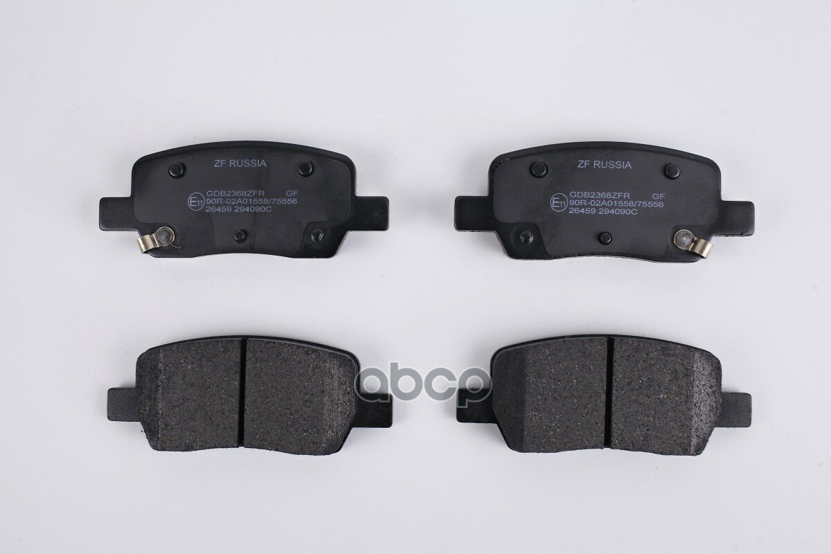 Колодки тормозные дисковые ZF Russia арт. GDB2368ZFR