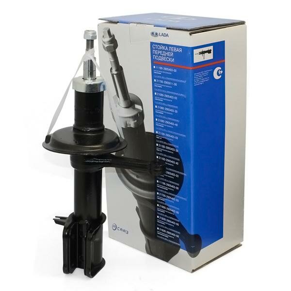 Амортизатор газовый ВАЗ-2110 передний левый "спорт" (стойка) (фирм. упак. LADA)