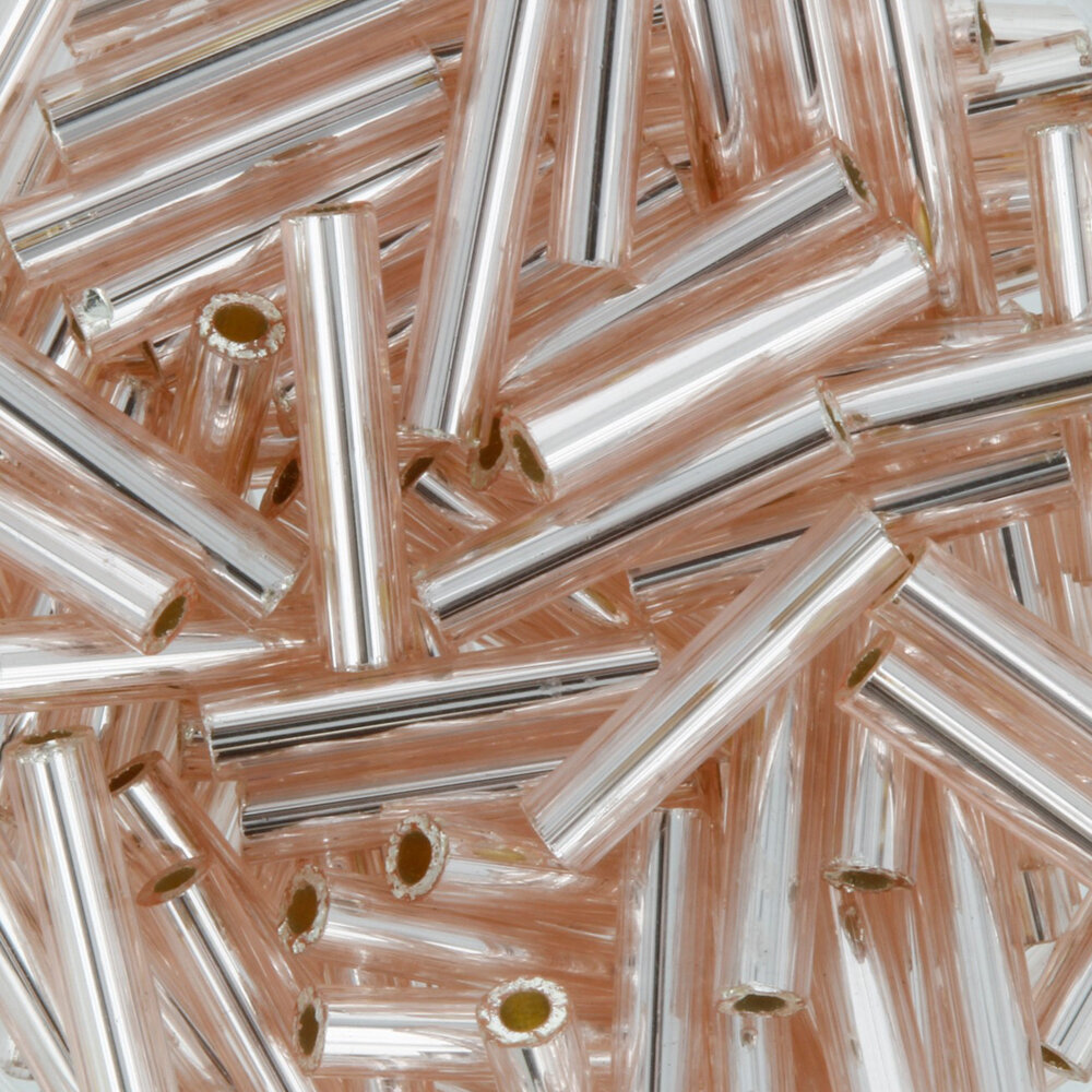 Бисер Япония "TOHO" BUGLE №3 9 мм 5 х 5 г №0031 бл. розовый