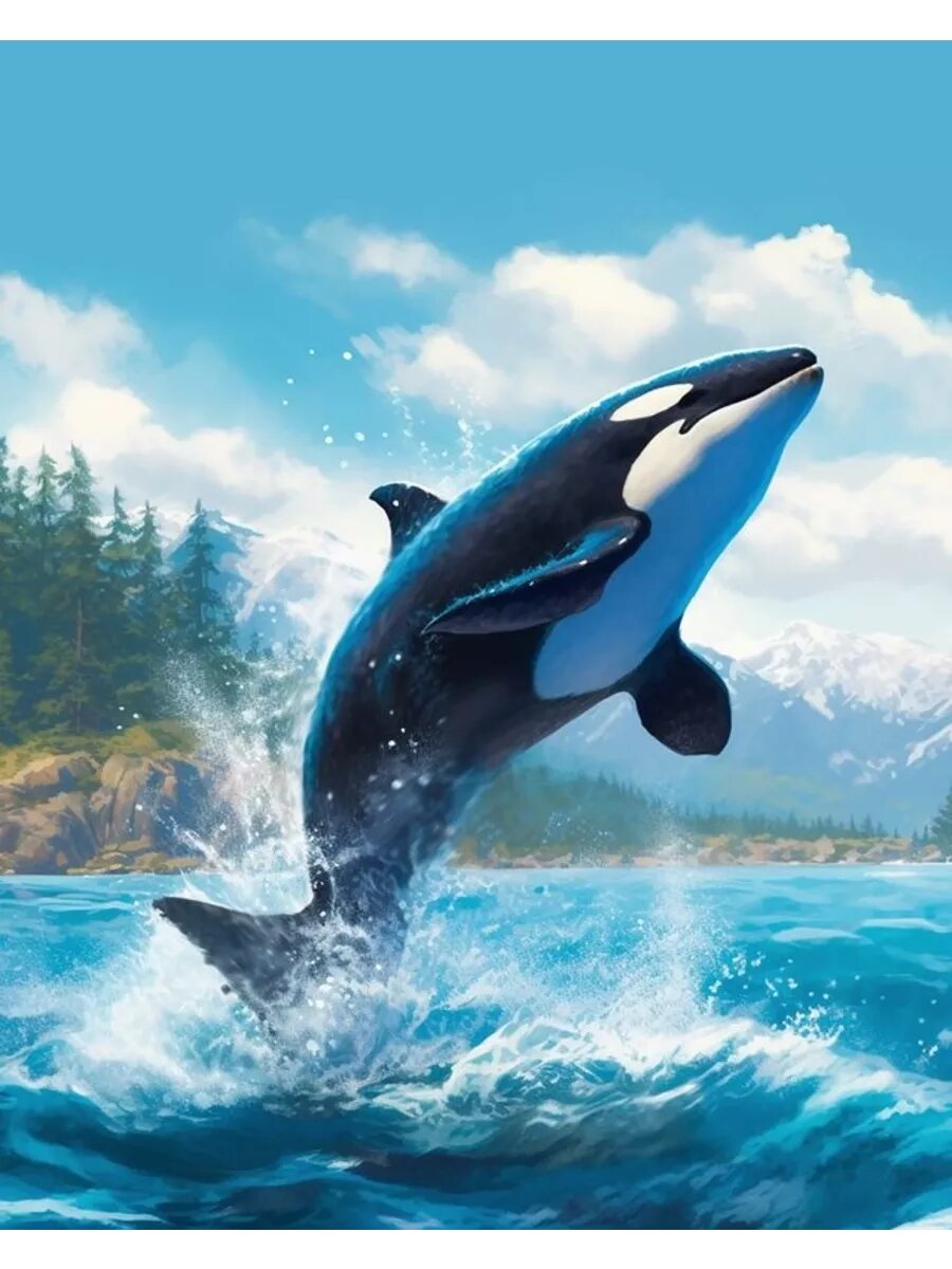 Картина по номерам Касатка (х. Яковец Е.) 40х50 см