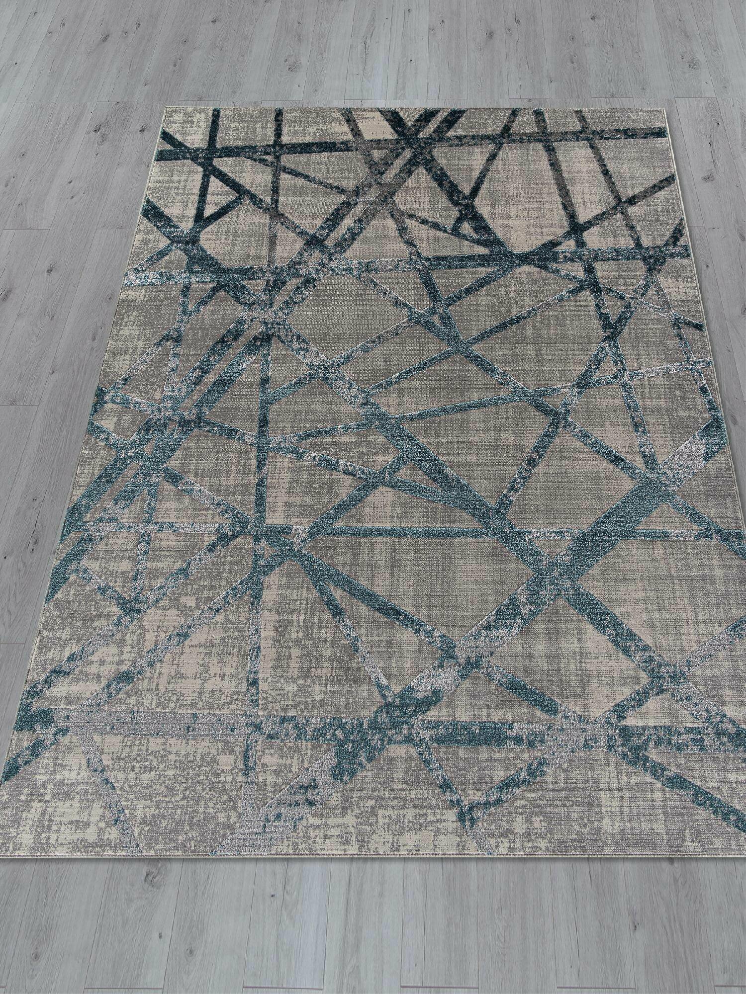 Ковер на пол в гостиную в спальню 280х380 см современный ворс 6 мм 340293 KoverVDom