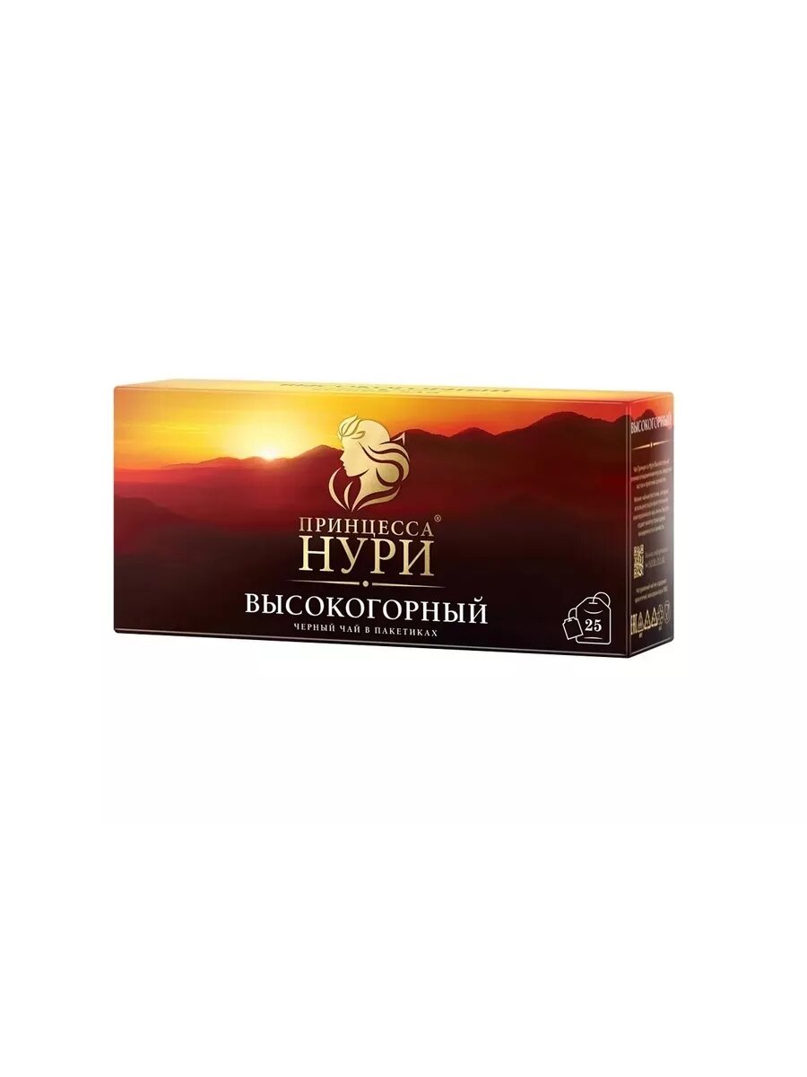 Чай Нури Высокогорный в пакетах, 25 пак