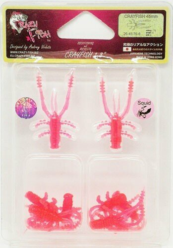 Силиконовая приманка Crazy Fish CRAYFISH 1.8" 26-45-76-6