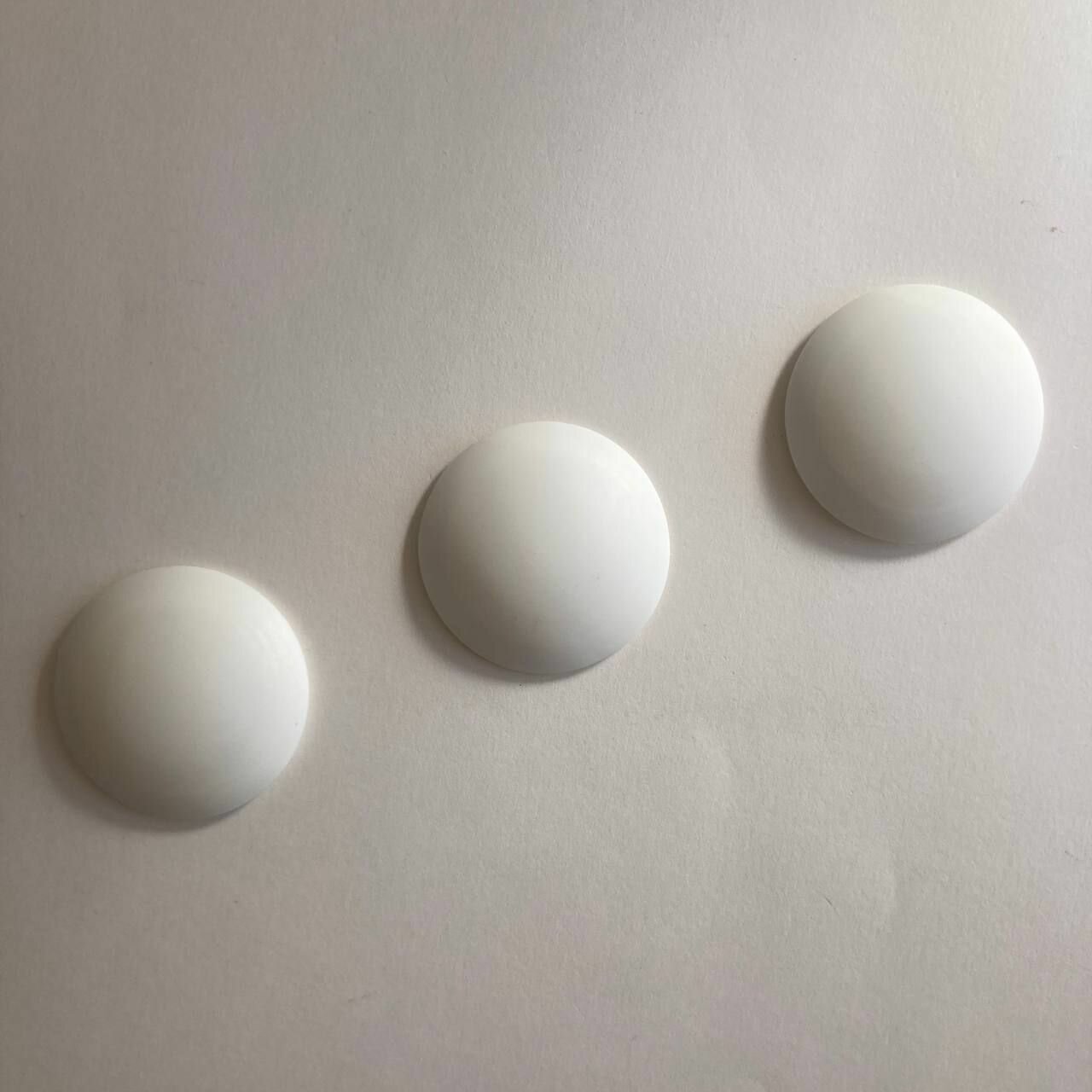 Комплект ограничителей дверных РВ-01 Аллюр белый 3шт.