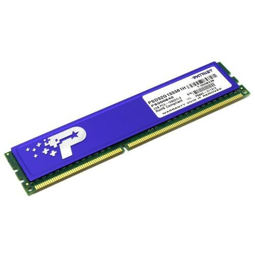 DDR3 2Гб Patriot модуль памяти с радиатором