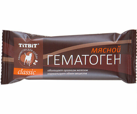 Лакомство TIT BIT CLASSIC для собак гематоген мясной (1 шт х 16)