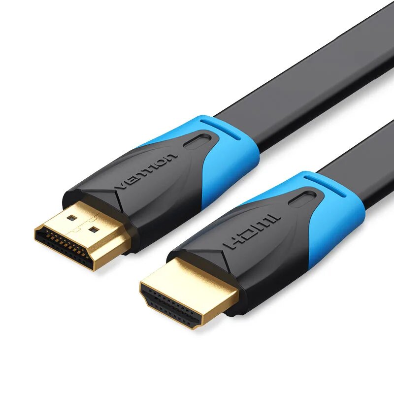 Кабель Vention HDMI-HDMI плоский 4K 18 Гбит/с 2 м