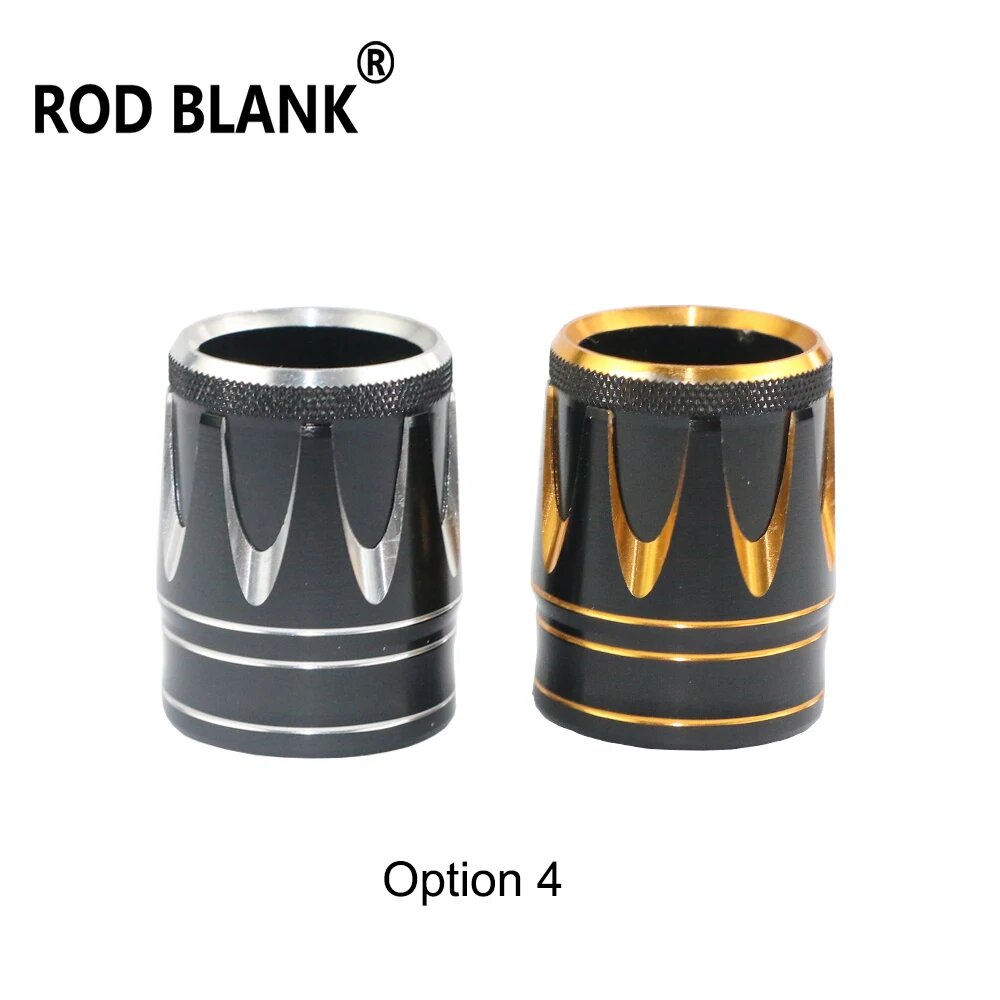 Алюминиевая катушкодержатель для удочек ROD BLANK Черный, Option 4, Silver