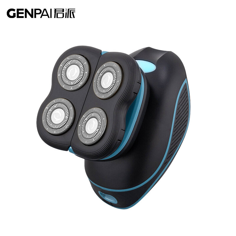 8 Вт станок для бритья, мужская электробритва с четырьмя лезвиями, многофункциональный набор, моющаяся бритва, цифровой дисплей